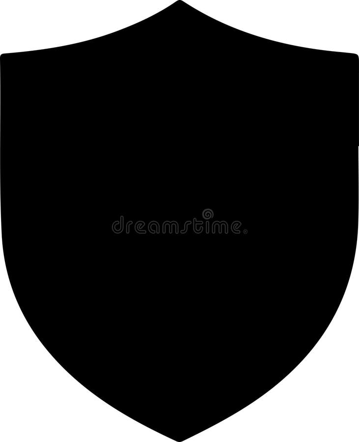 Shield Icon. Shield Icon Vector Illustration. Shield Silhouette Stock ...