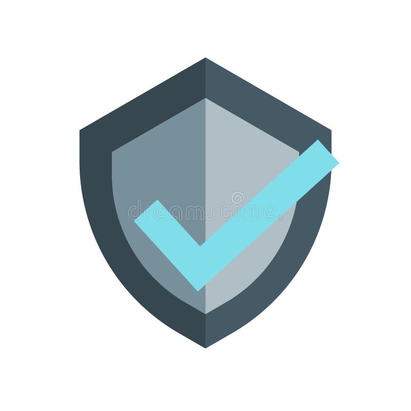 Shield Icon Vector Isolated on White Background, Shield Sign ...