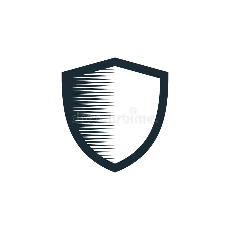 Shield Icon Vector Logo Design Template. Stock Vector - Illustration of ...