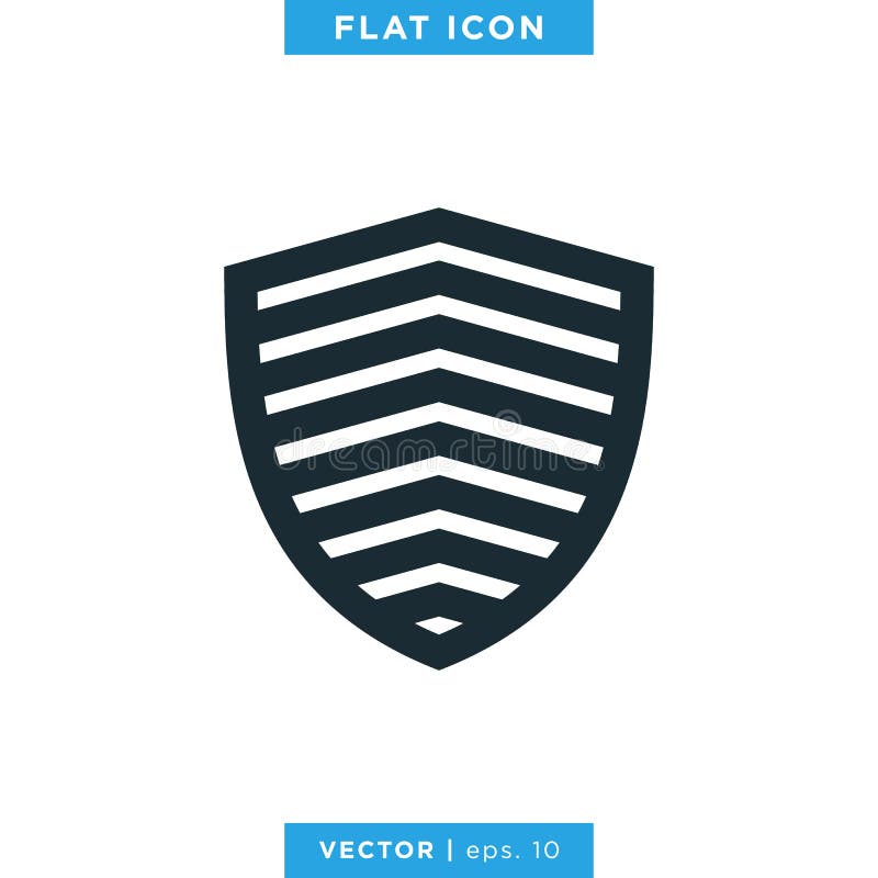 Shield Icon Vector Logo Design Template. Stock Vector - Illustration of ...