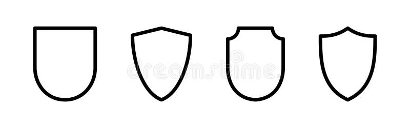 Shield Icon . Protection Icon Vector. Security Vector Icon Stock Vector ...