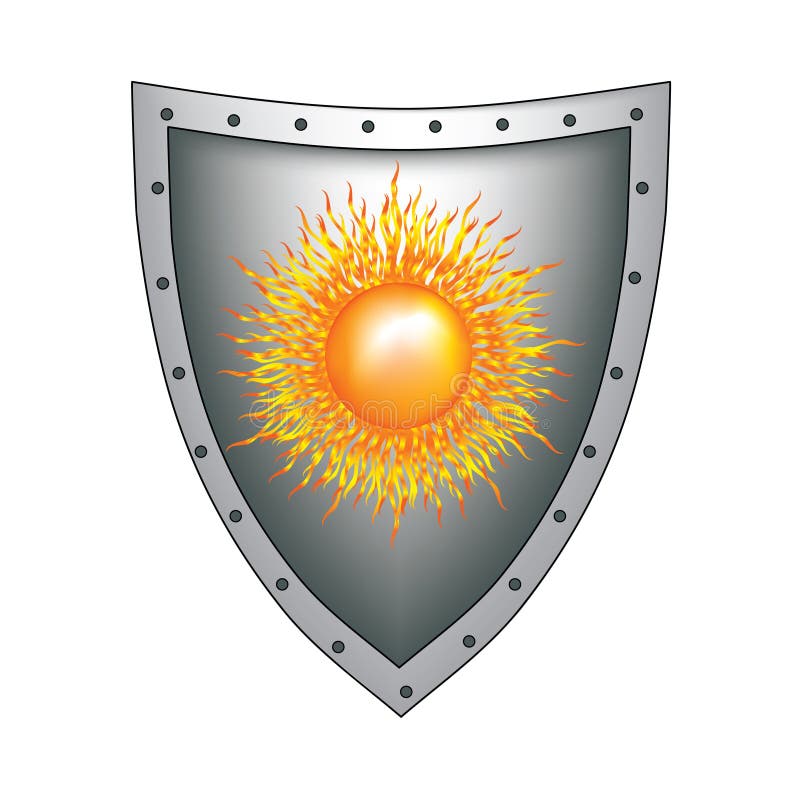 Shield stock illustration. Illustration of knight, medieval - 54556056