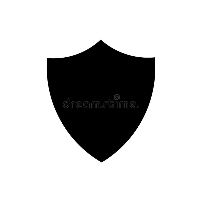 Shield Interrogation Icon Set. Privacy Guarantee Shield Vector Symbol ...