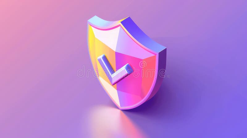 Shield Check Mark Icon Isolated White Background Stock Photos - Free & Royalty-Free Stock Photos ...