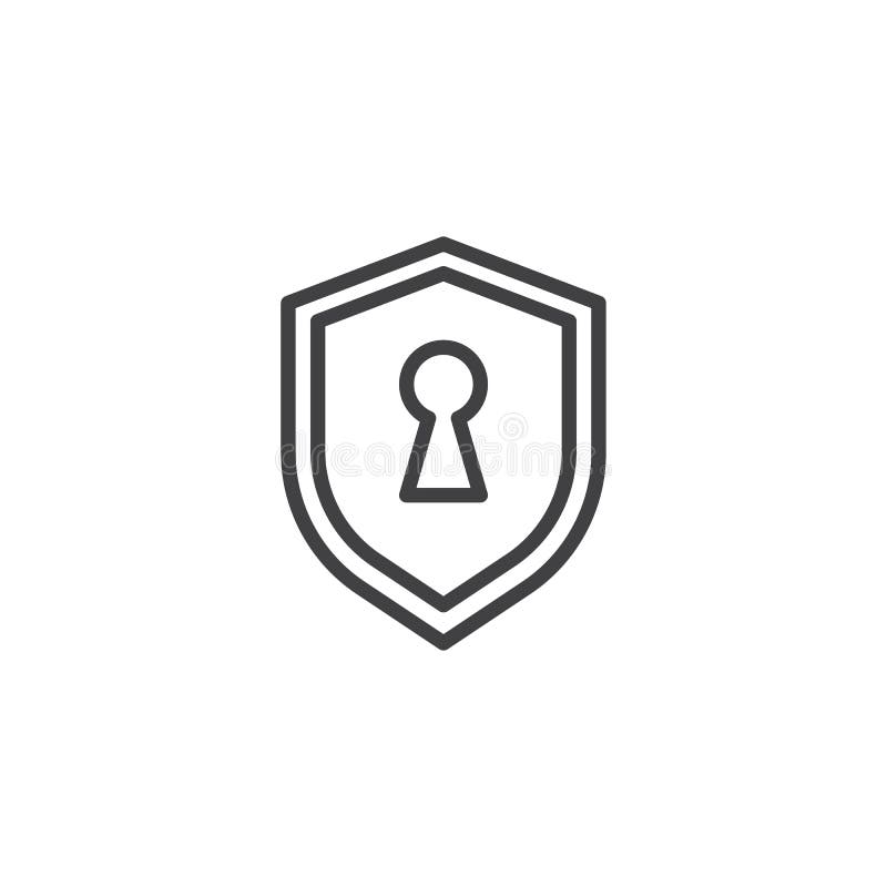 Keyhole Outline Stock Illustrations – 9,502 Keyhole Outline Stock ...