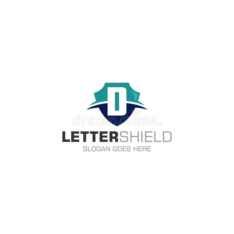 Shield and Letter D Logo Templates Stock Vector - Illustration of ...