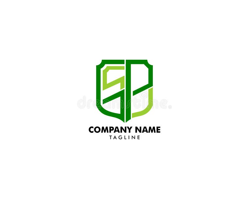 Shield Letter GSP Logo Template Stock Vector - Illustration of business ...