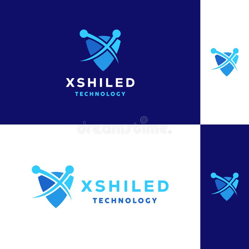 Shield Letter H Logo Design Template Stock Vector - Illustration of ...