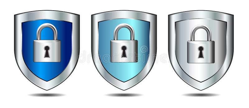 Shield Lock Internet Login Protection Stock Vector - Illustration of ... Shield Lock Internet Login Protection Stock Vector - Illustration of ...