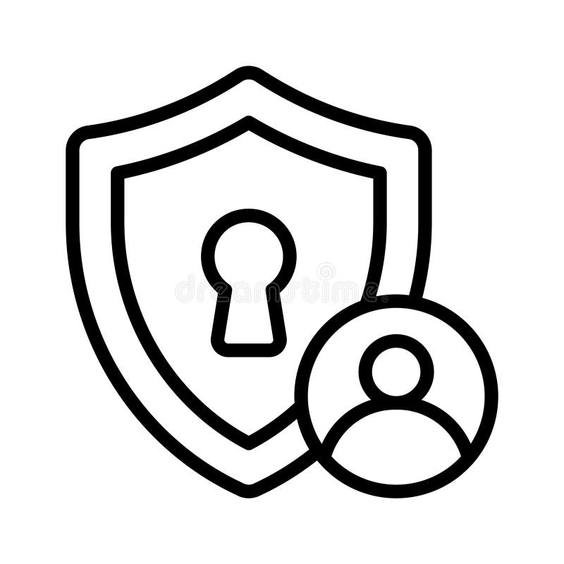 Shield with Lock Symbol To Represent Security or Privacy Stock Vector ... Shield with Lock Symbol To Represent Security or Privacy Stock Vector ...