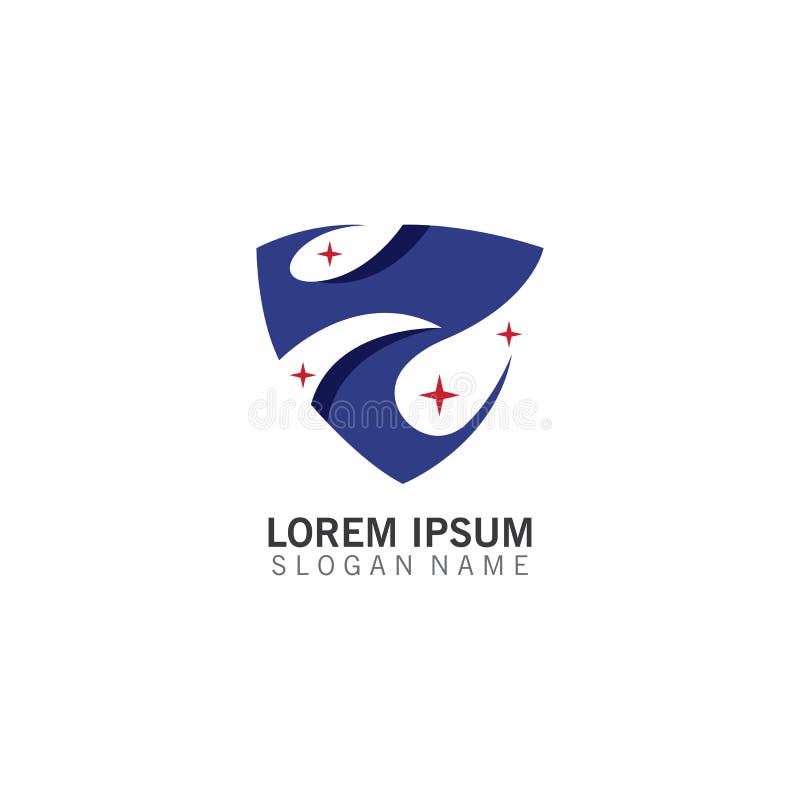 Shield Logo Creative Design Business Template Vector Stock Illustration ...