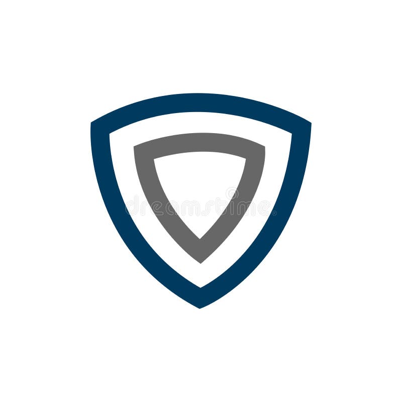 Shield Logo Design Vector Illustration Stock Vector - Illustration of ...