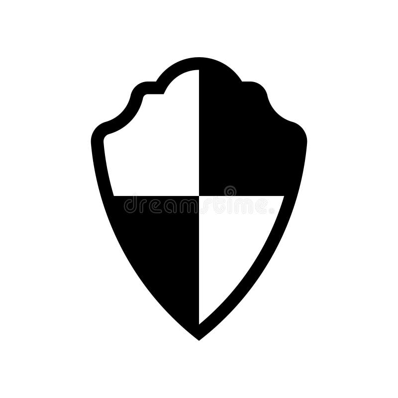 Shield Logo Element Design stock vector. Illustration of privacy ...