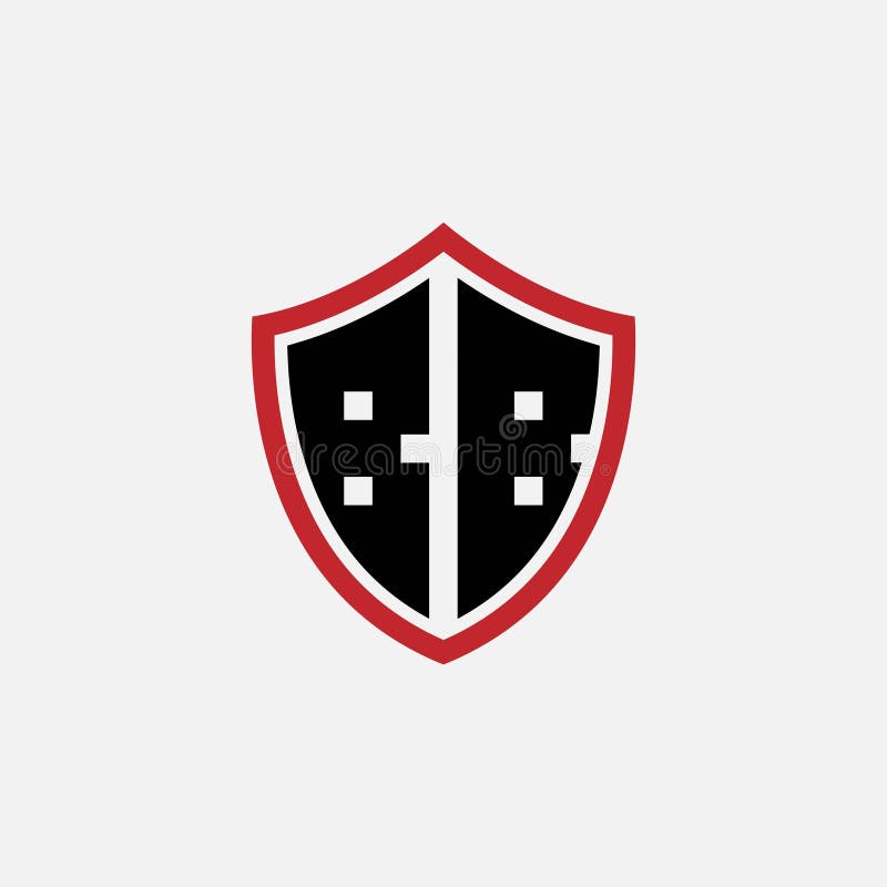 589 Shield Logo Shape Letter Alphabet Educational Learning B B Stock ...