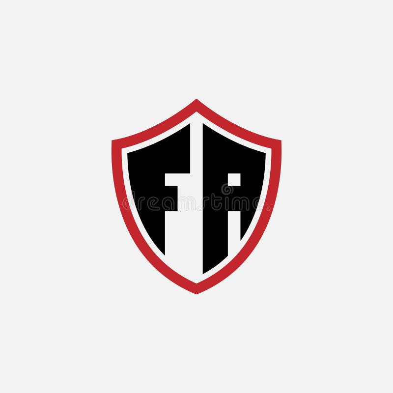 640 Shield Logo Shape Letter Alphabet Educational Learning F a Stock ...