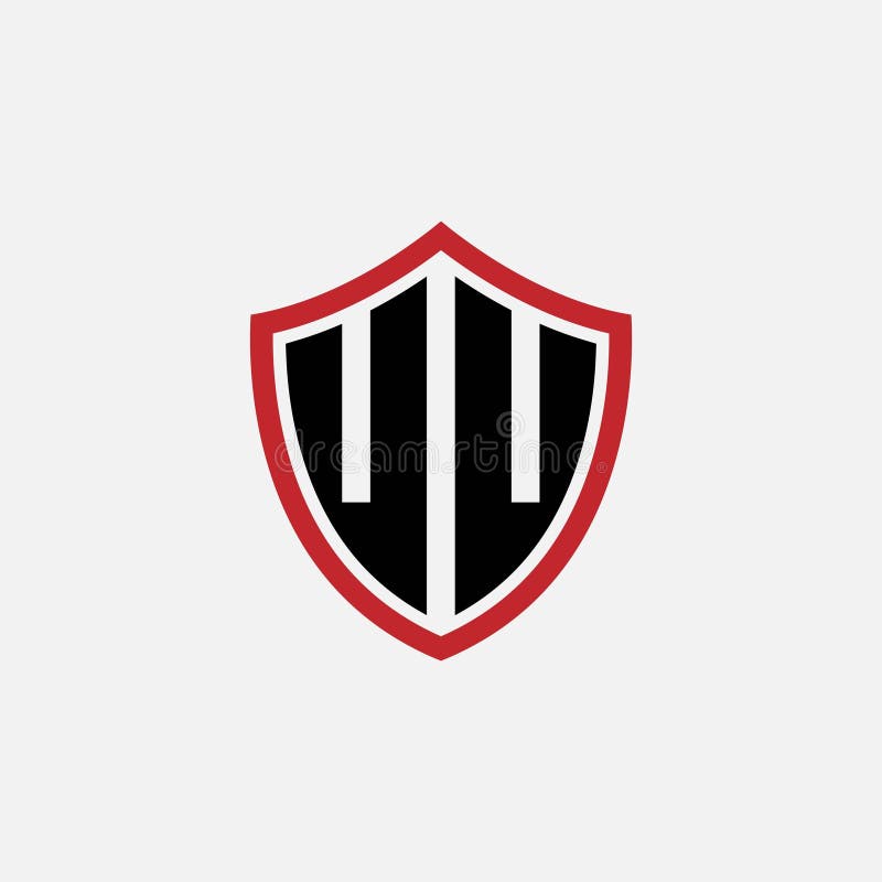 823 Shield Logo Shape Letter Alphabet Educational Learning U U Stock ...