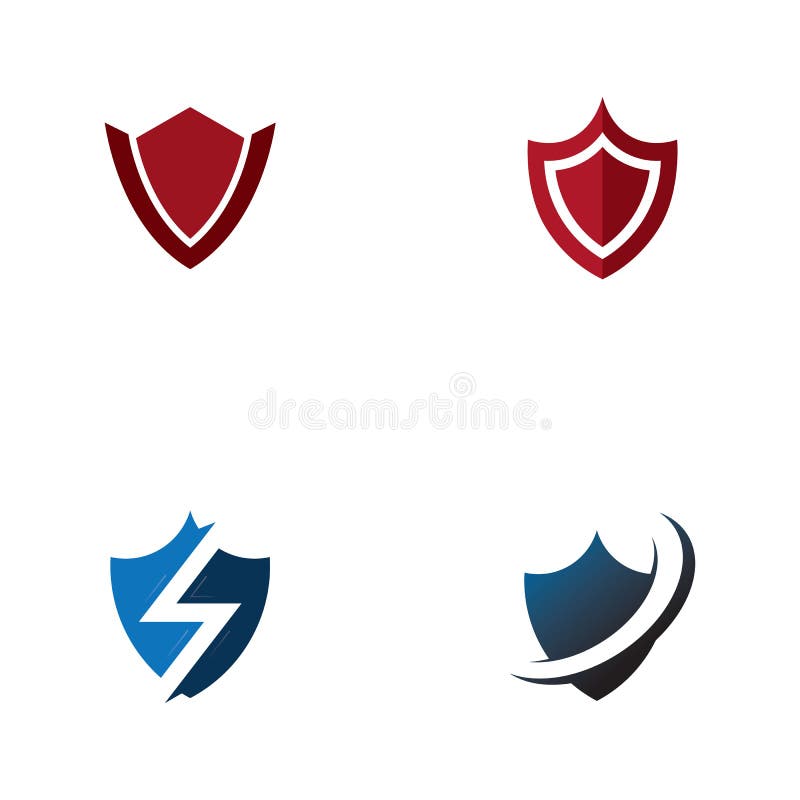 Shield Logo Template Design. Vector Shield Icon Stock Vector ...