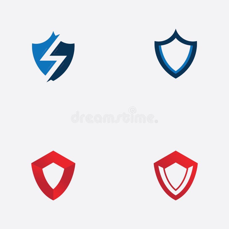 Shield Logo Template Design. Vector Shield Icon Stock Vector ...