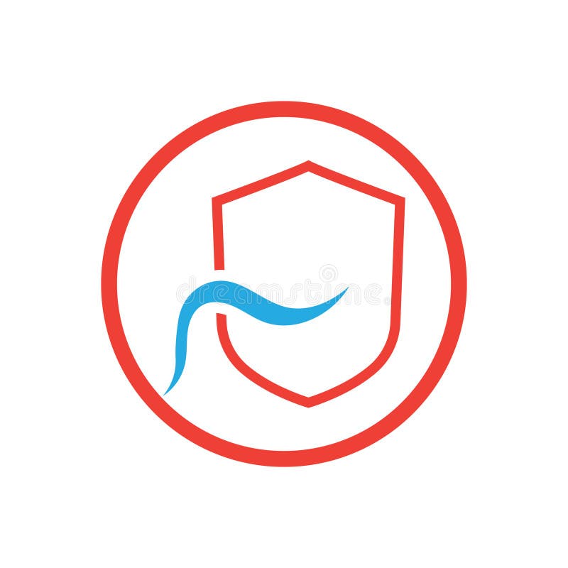 Shield Logo Template Ready To Use, Protect Icon in Black and White ...