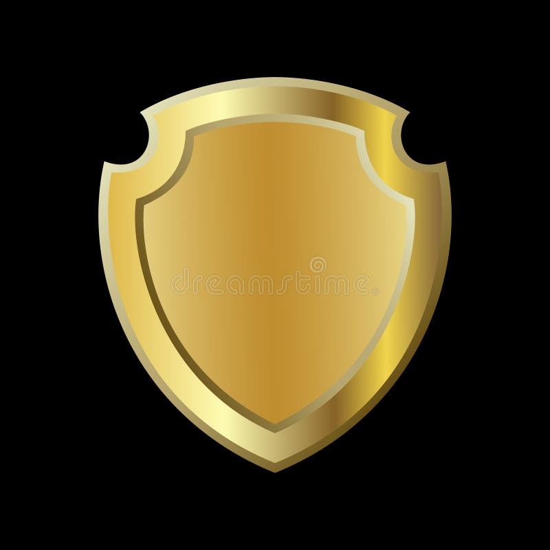 Shield element mascot logo stock vector. Illustration of design - 255914641