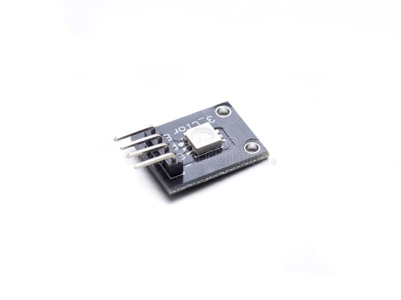 Mini RGB sensor stock photo. Image of hardware, anode - 151351970