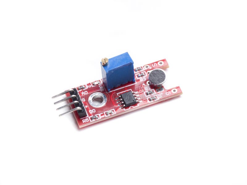 Sound sensor arduino stock image. Image of solder, board - 140394293