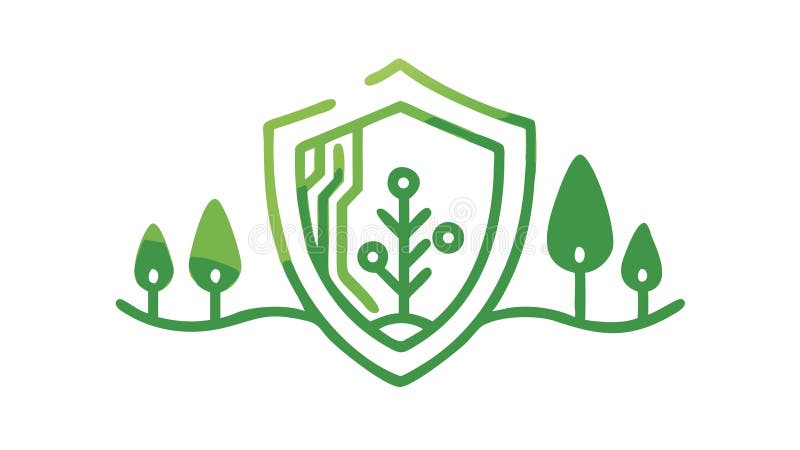 Shield with Molecule, Health Security, Vector Design Generative AI ...