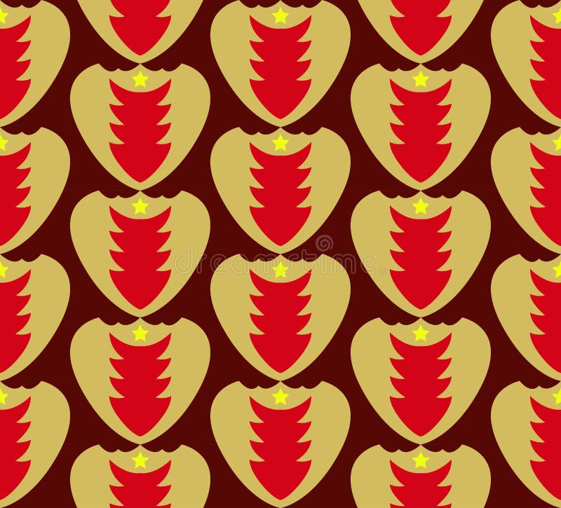 Shield Pattern Repeat Seamless Pattern. Medieval Royal Heraldic Pattern ...