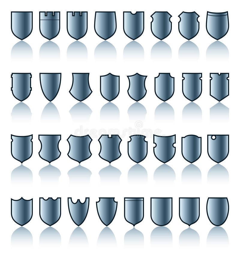 Shield patterns stock vector. Illustration of backgrounds - 2177145