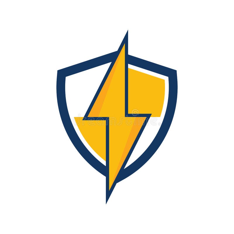 Shield Power Logo Icon Design Stock Vector - Illustration of armor ...
