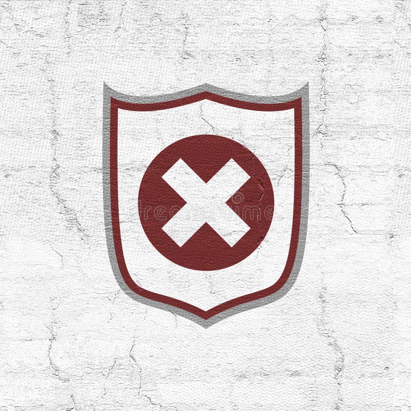 Shield protect emblem stock illustration. Illustration of guard - 96477928