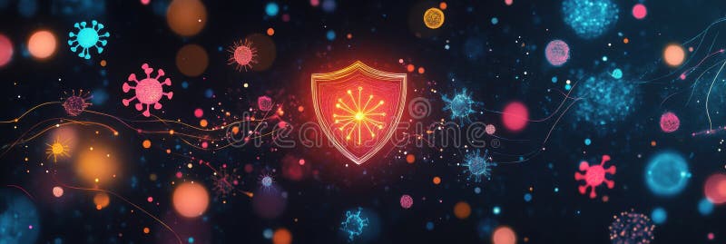 Shield Protecting Against Harmful Microbes and Promoting Safety in a ...