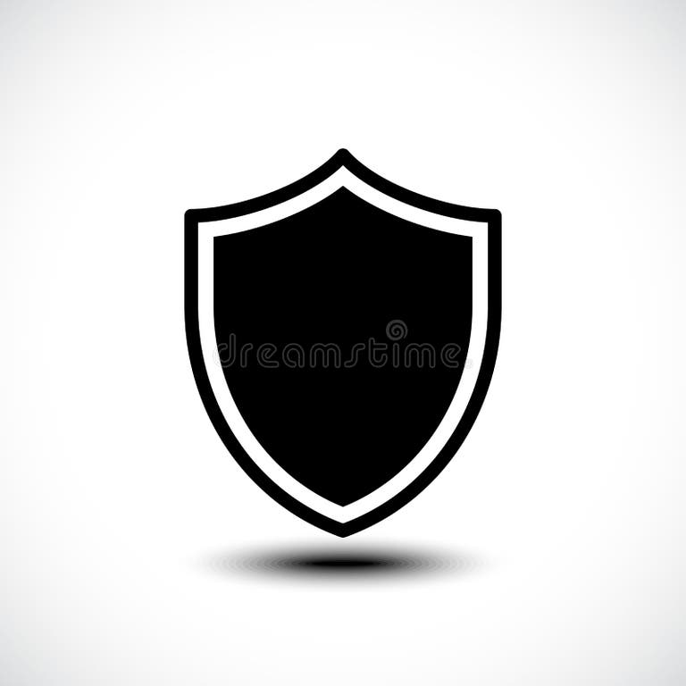 Shield Protection Icon Illustration Stock Vector - Illustration of ...
