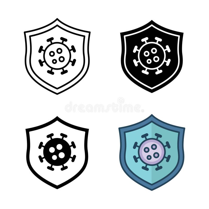 Shield Protection and Keep Fighting Stock Vector - Illustration of ...