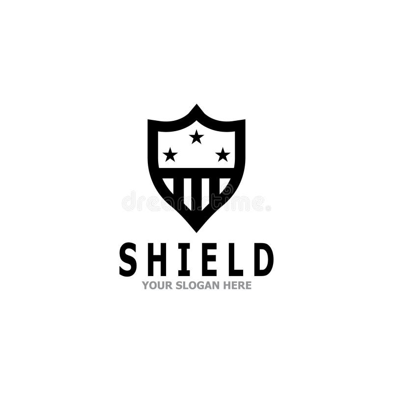 Shield Protection Logo Vector Illustration Stock Illustration ...