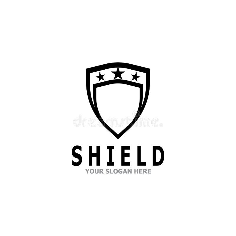 Shield Protection Logo Vector Illustration Stock Illustration ...