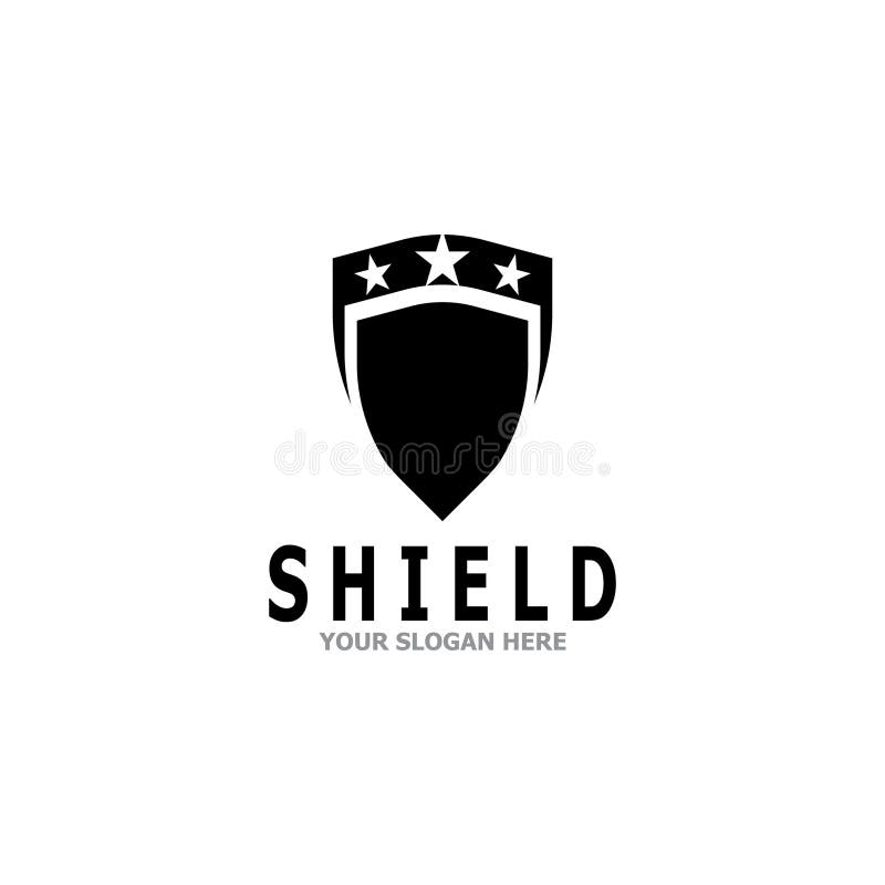 Shield Protection Logo Vector Illustration Stock Illustration ...