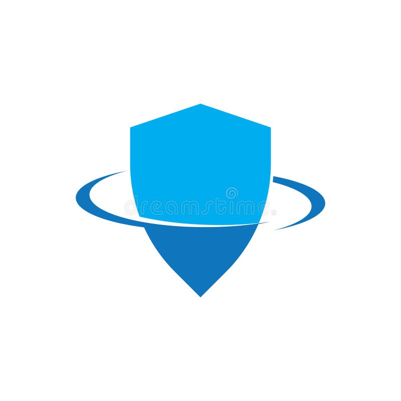 Shield Protection Logo Vector Illustration Stock Vector - Illustration ...