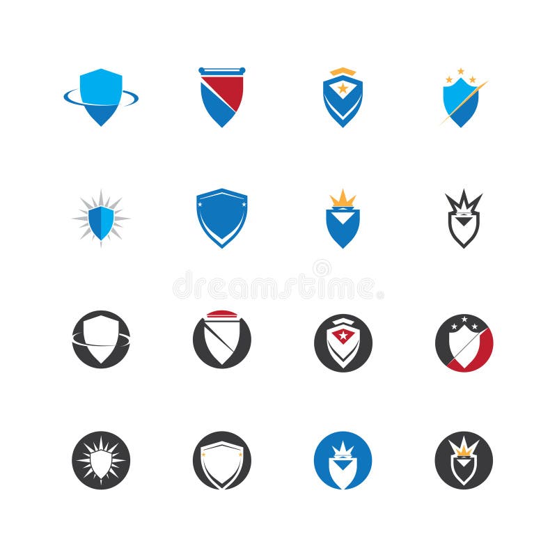 Shield Protection Logo Vector Illustration Stock Illustration ...