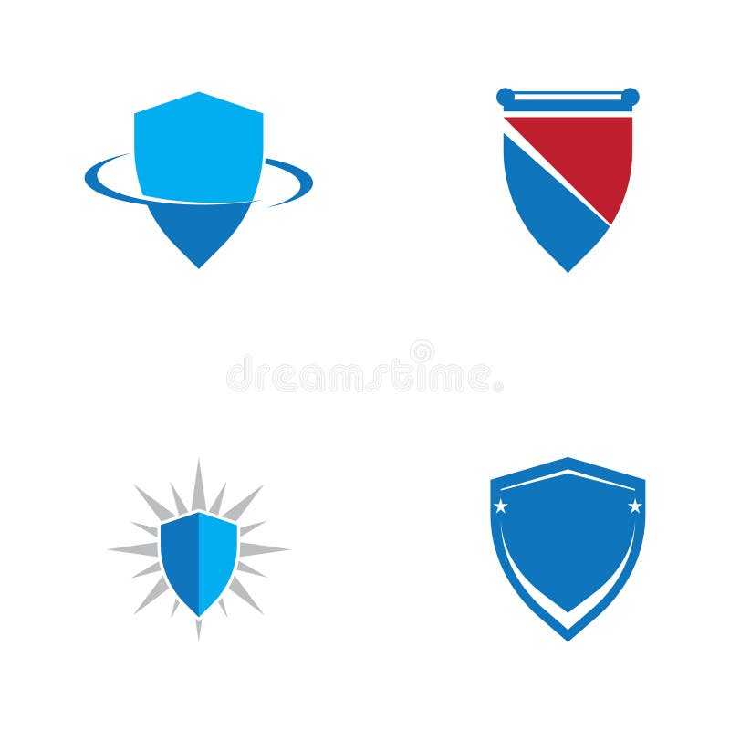 Shield Protection Logo Vector Illustration Stock Illustration ...