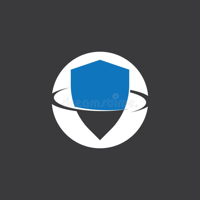 Shield Protection Logo Vector Illustration Stock Vector - Illustration ...
