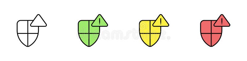 Shield Protection Vector Icon Set. Antivirus Icon Set for PC Vector ...