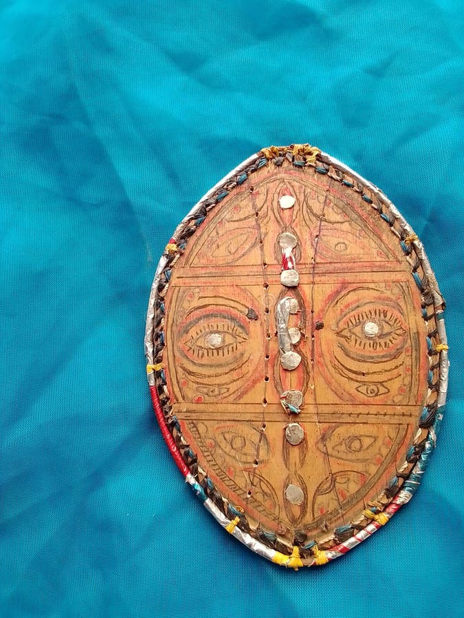 A Small Art Representing a Traditional Shield, September 2022 in Kenya ...