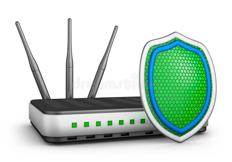 WiFi router stock illustration. Illustration of business - 46629041