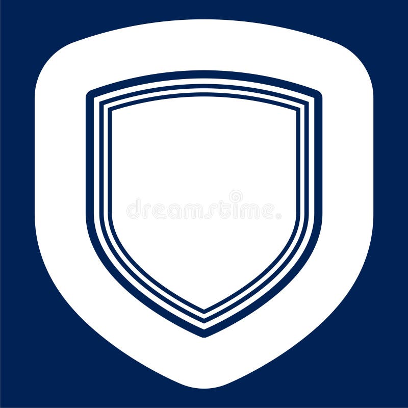 Shield seal frame icon stock vector. Illustration of frame - 161136605