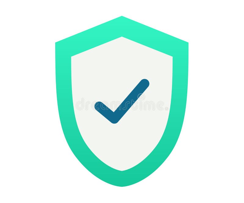 Shield Secure Safe Single Isolated Icon with Gradient Style Stock ...