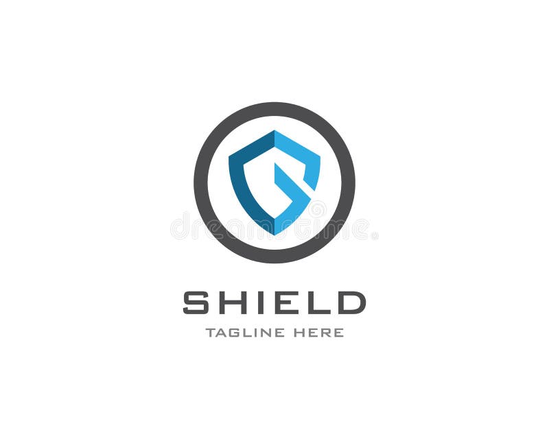 Shield security Lock logo stock vector. Illustration of symbol - 135338289