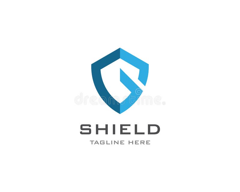 Shield security Lock logo stock vector. Illustration of logo - 135338295