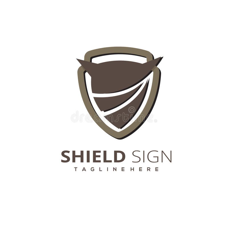 Shield Security Logo Design Stock Vector - Illustration of guardian ...