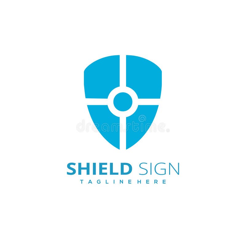 Shield Security Logo Design Stock Vector - Illustration of strong ...
